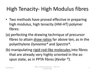 High performance fibres | PDF