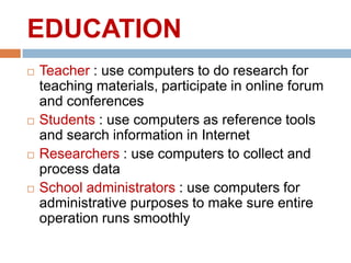 Lesson 3- Usage of ICT in daily life | PPTX