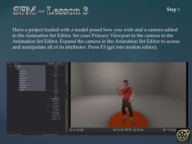 SFM Lesson 3 | PPTX | Computer Animation | Computer Software and Applications