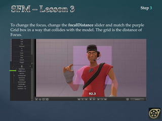 SFM Lesson 3 | PPTX | Computer Animation | Computer Software and Applications