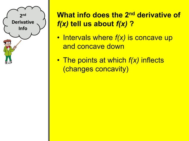 Second Derivative Information | PPTX