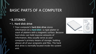 Lesson 3.0 basic parts and functions of computer | PPTX