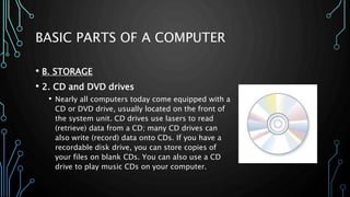 Lesson 3.0 basic parts and functions of computer | PPTX