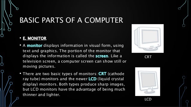 Lesson 3.0 Basic Parts And Functions Of Computer