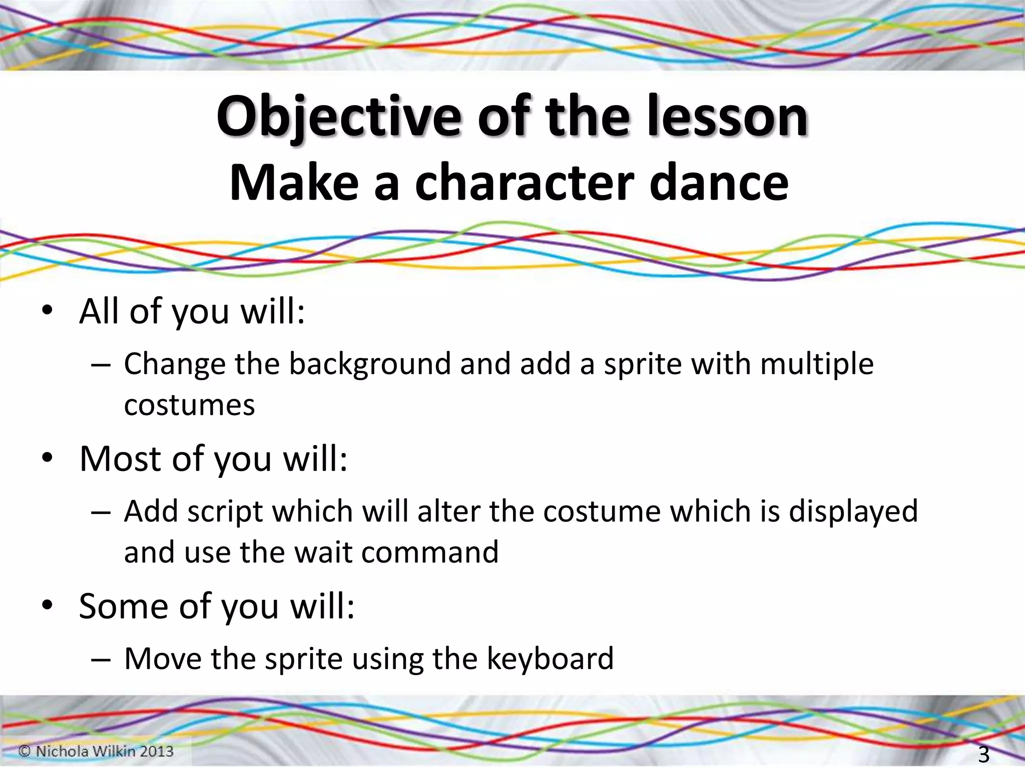 Scratch Lesson 3 | PPTX