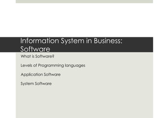 Business Information System | PPT