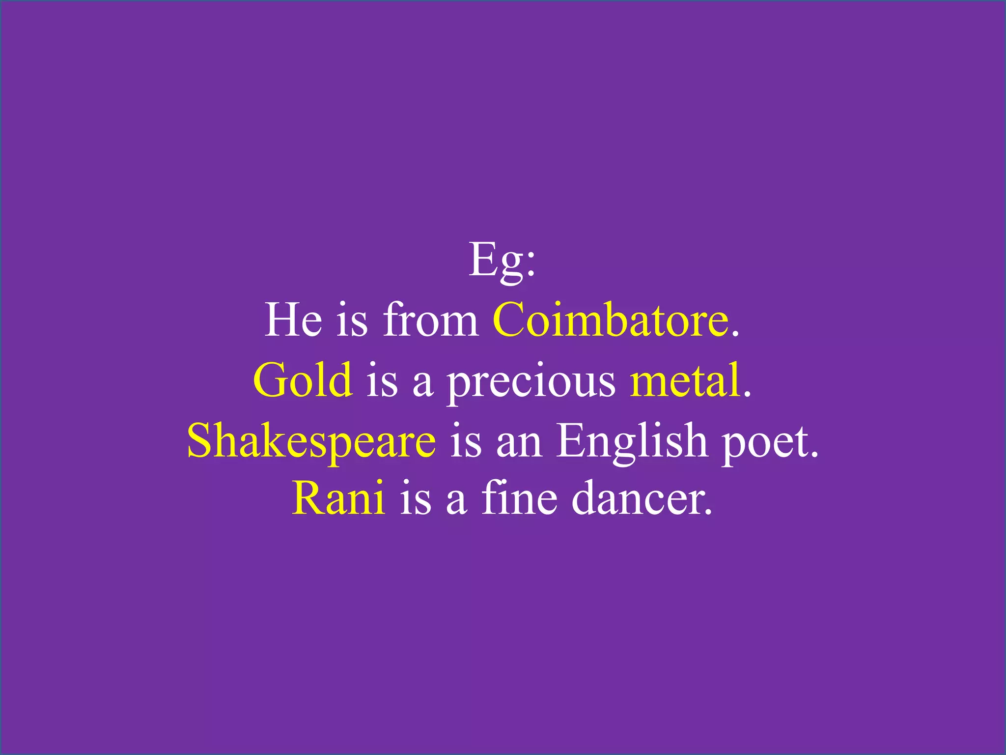 Parts of Speech (Noun) - English Grammar for beginners | PPT