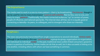 Worksheet: Plagiarism and MLA Exercise | PPT