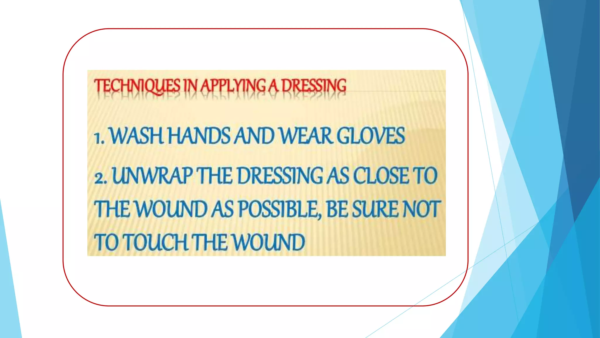 Lesson 3 Dressing and Bandage | PPTX