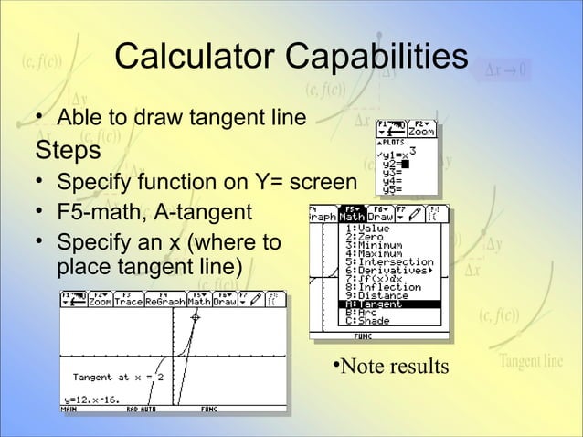 Lesson3.1 The Derivative And The Tangent Line | PPT