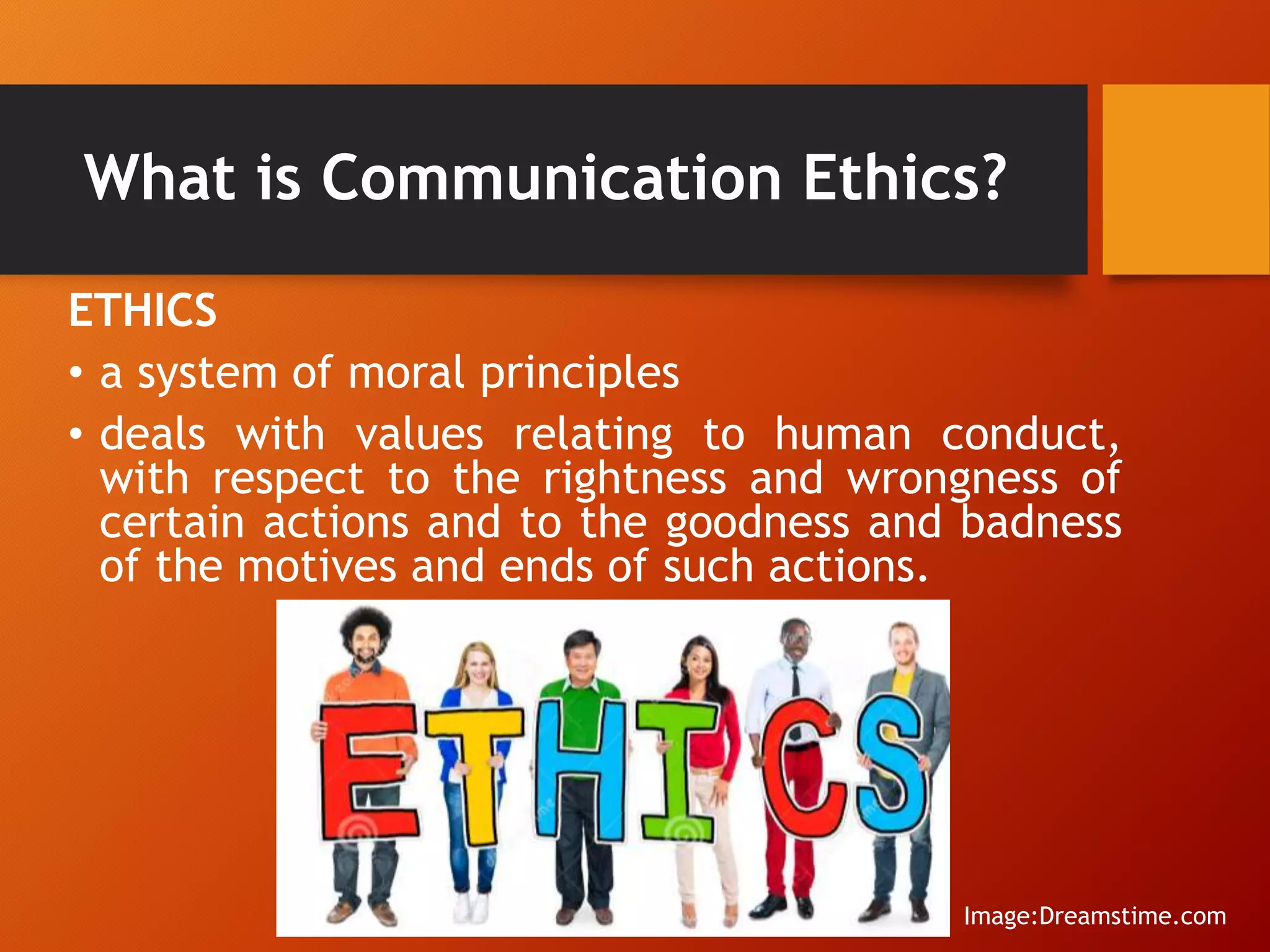 Communication Process Principles And Ethics Pptx