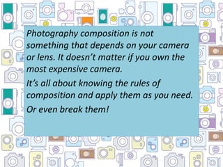 Lesson 3 photography | PPTX