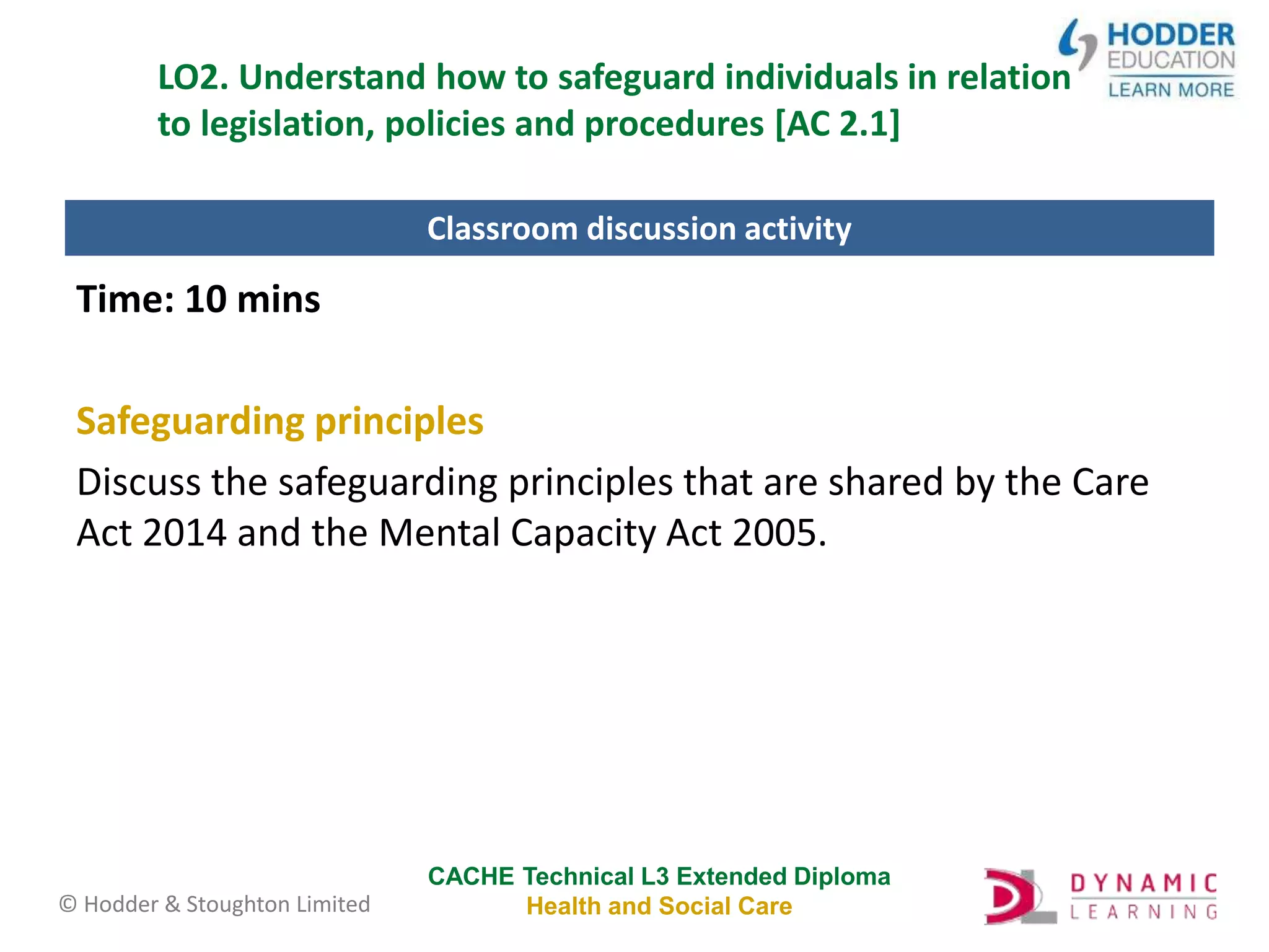 Lesson 3 Safeguarding | PPTX