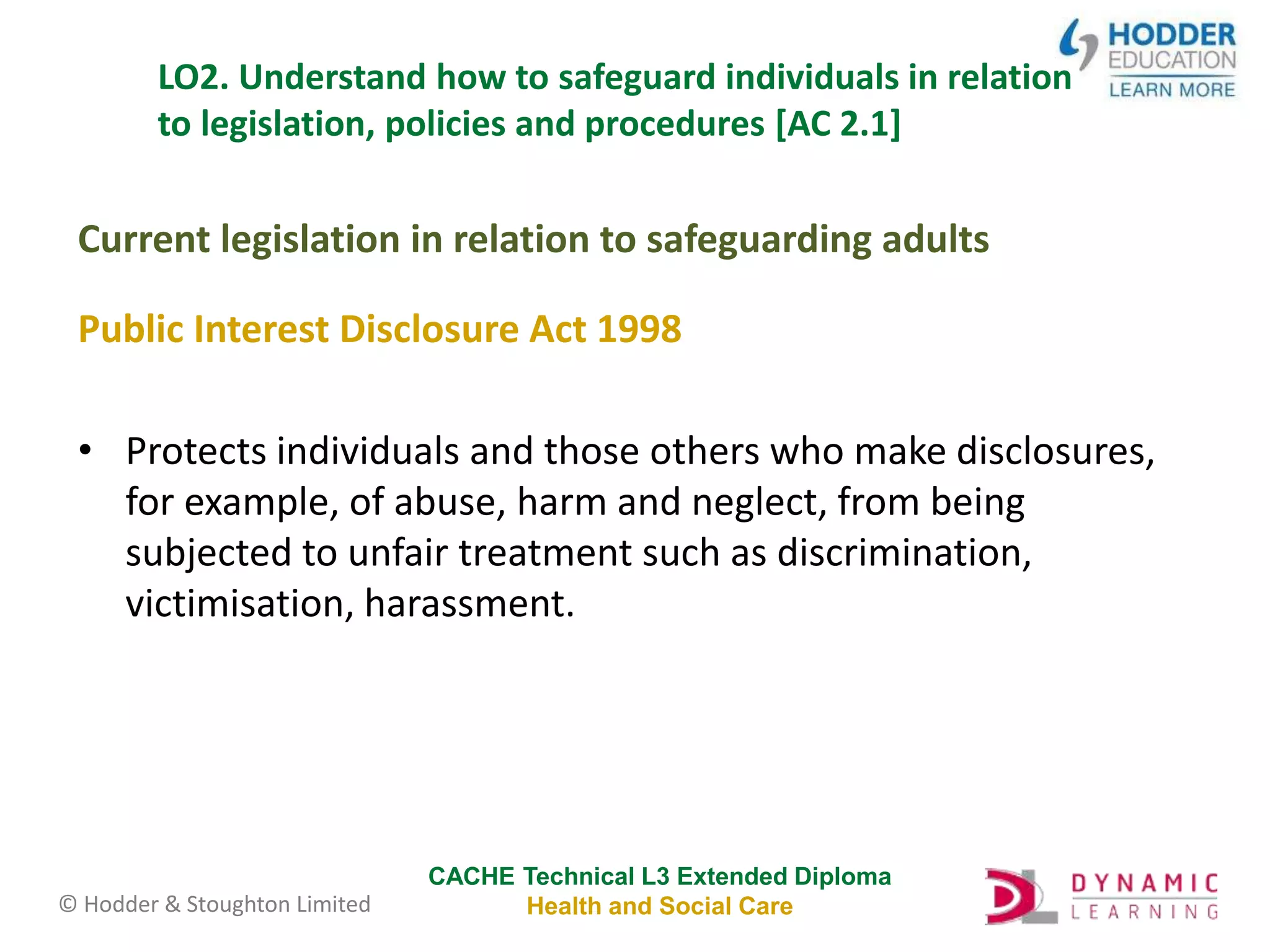 Lesson 3 Safeguarding | PPTX