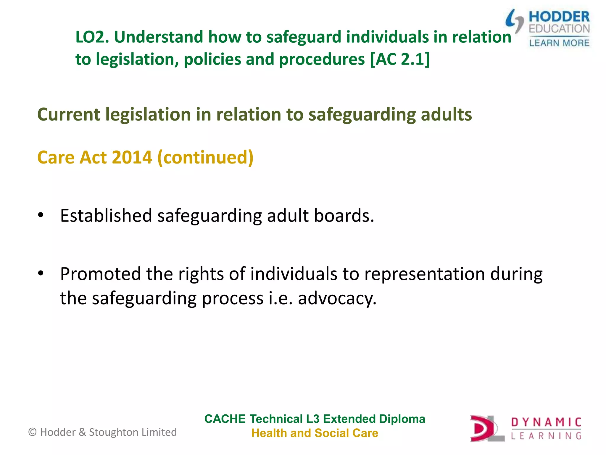 Lesson 3 Safeguarding | PPTX