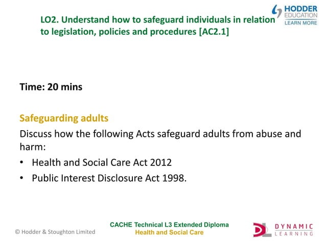 Lesson 3 Safeguarding | PPTX