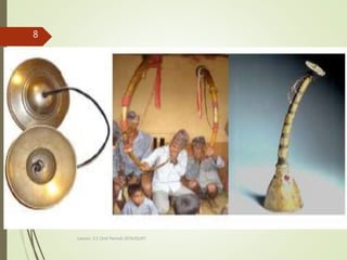 Lesson 3.3 (ten social) Nepali Folk Musical Instruments | PPTX