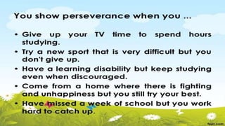 Lesson 3. Perserverance | PPT