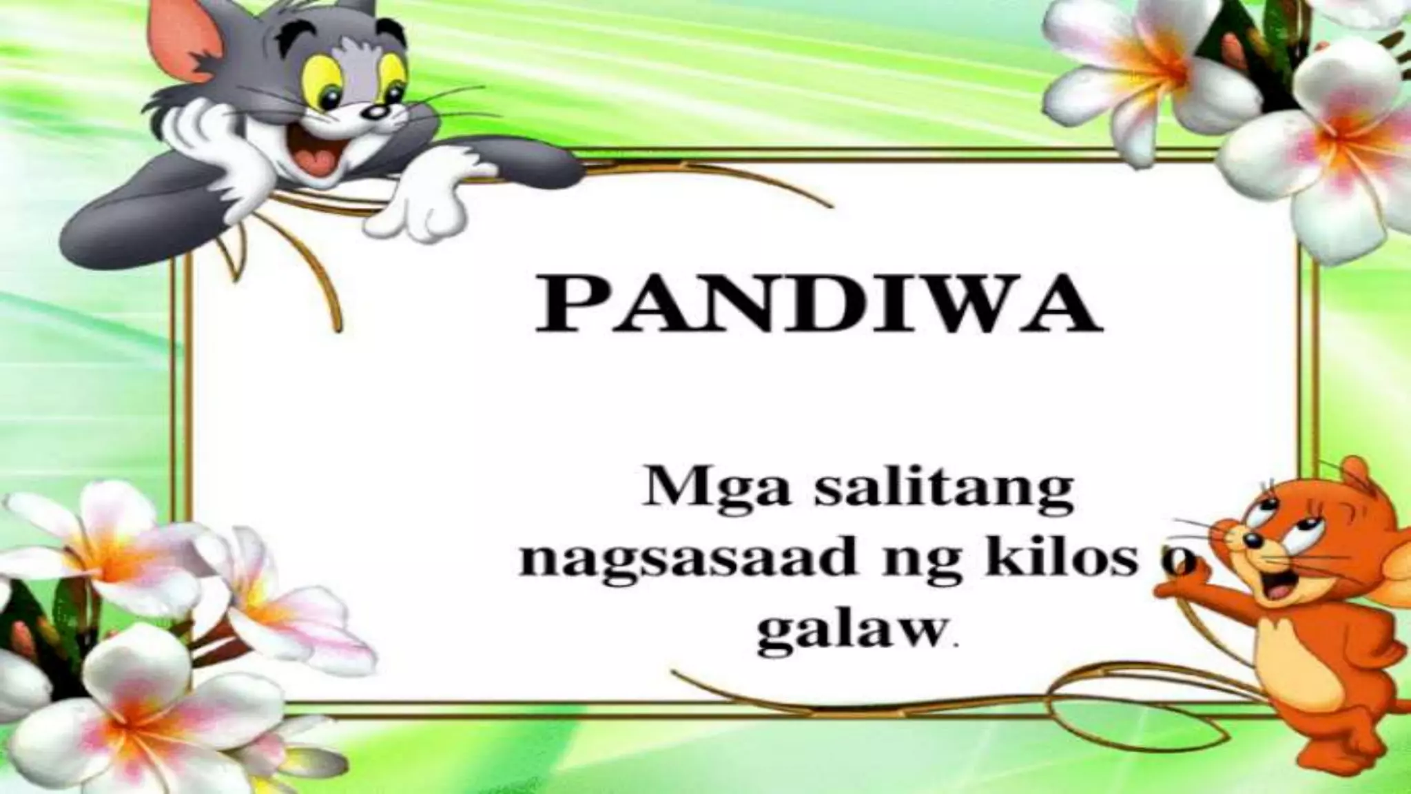 Pandiwa (Salitang-Kilos) | PPTX