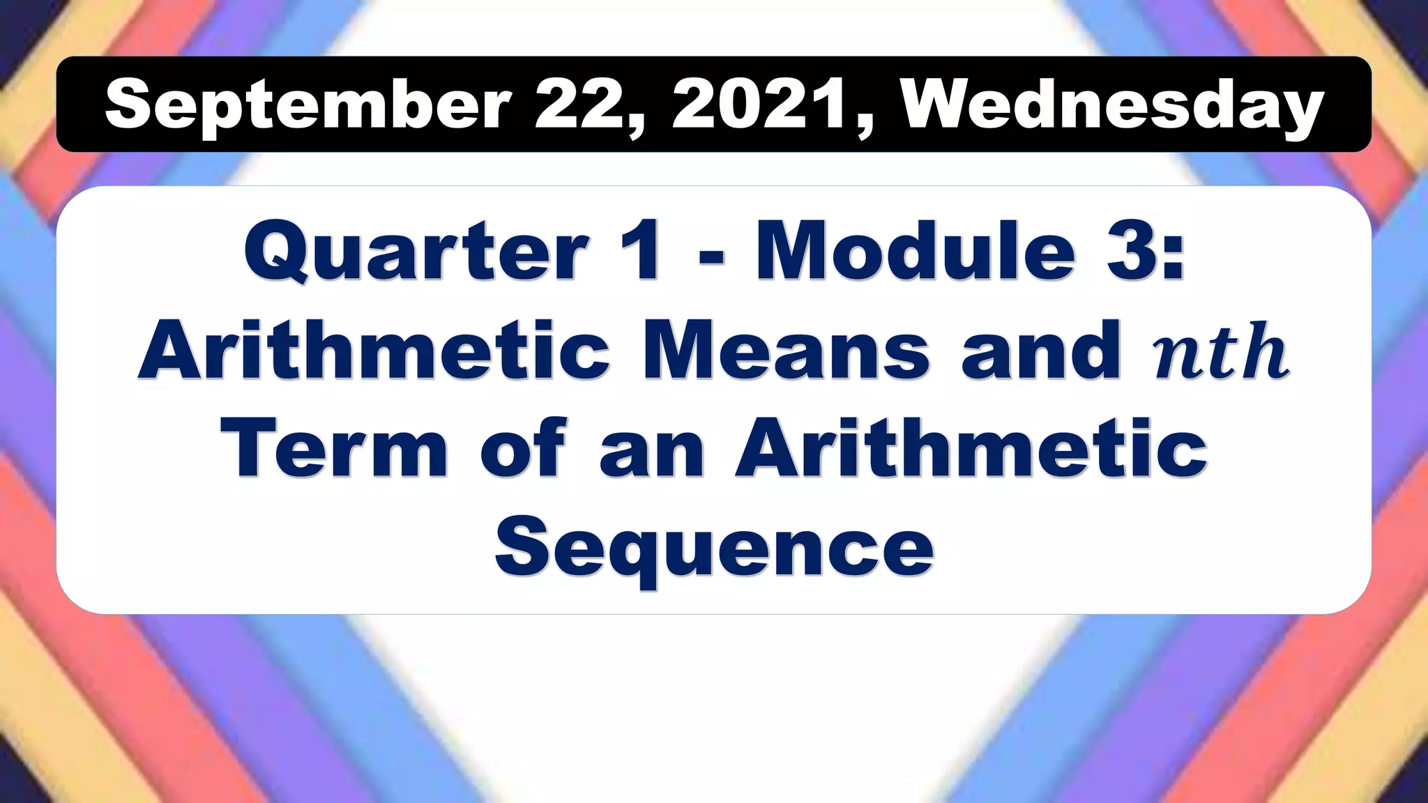 Find the next 3 terms of arithmetic sequences | PPT