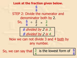 Fractions in Lowest Form | PPTX