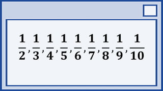 Arranging Unit Fraction | PPTX
