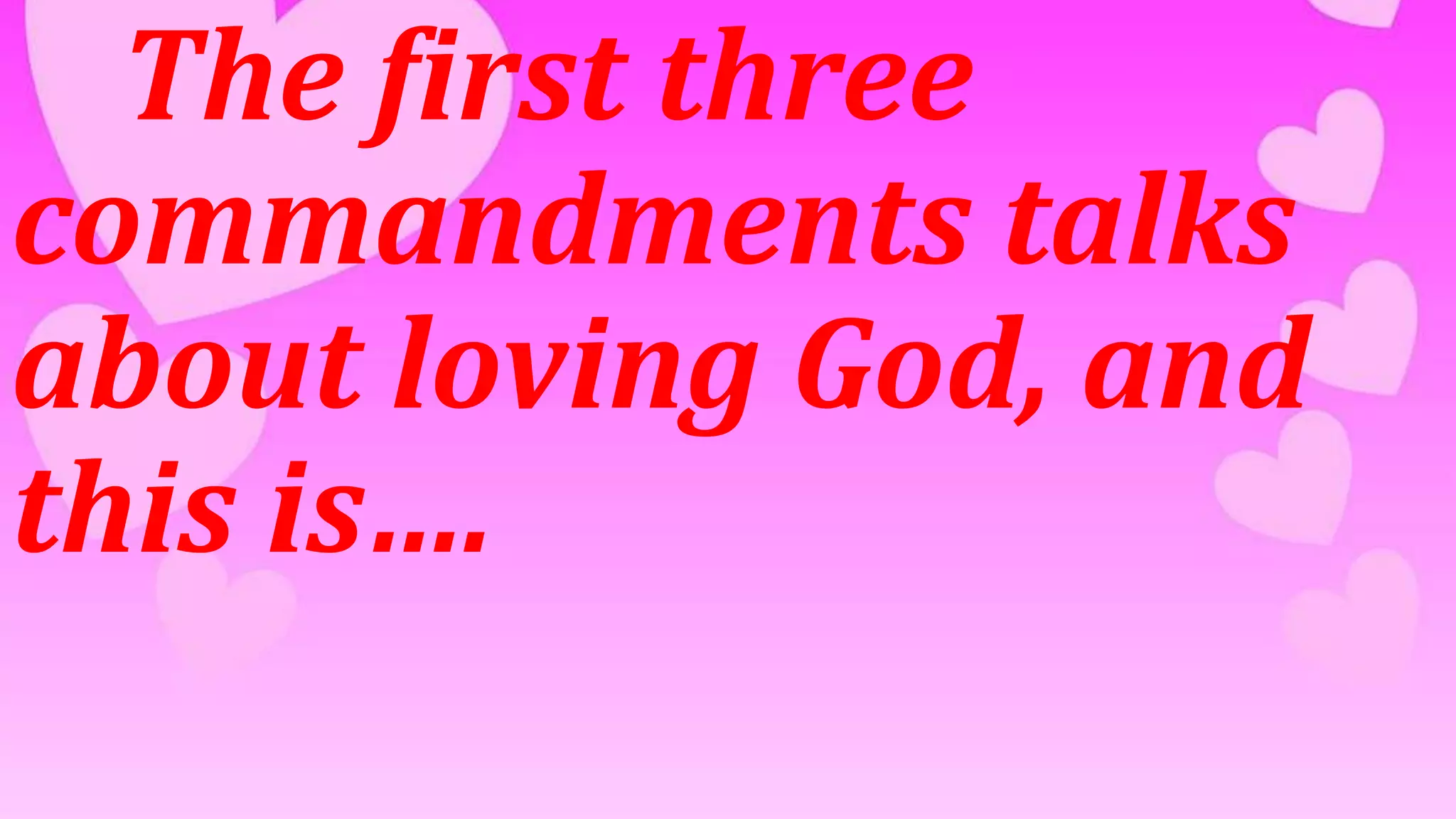 Two Greatest Commandments.pptx