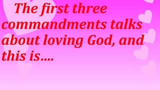 Two Greatest Commandments.pptx | Christianity | Religion & Spirituality