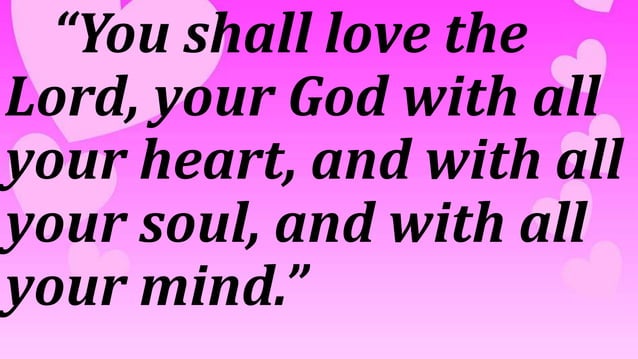 Two Greatest Commandments.pptx | Christianity | Religion & Spirituality
