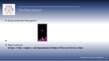 Inflected Forms of Nouns and Adjectives | PPT