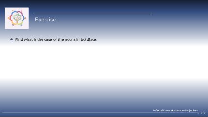 Inflected Forms of Nouns and Adjectives | PPT
