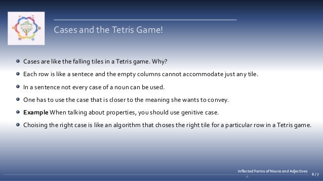 Inflected Forms of Nouns and Adjectives | PPT