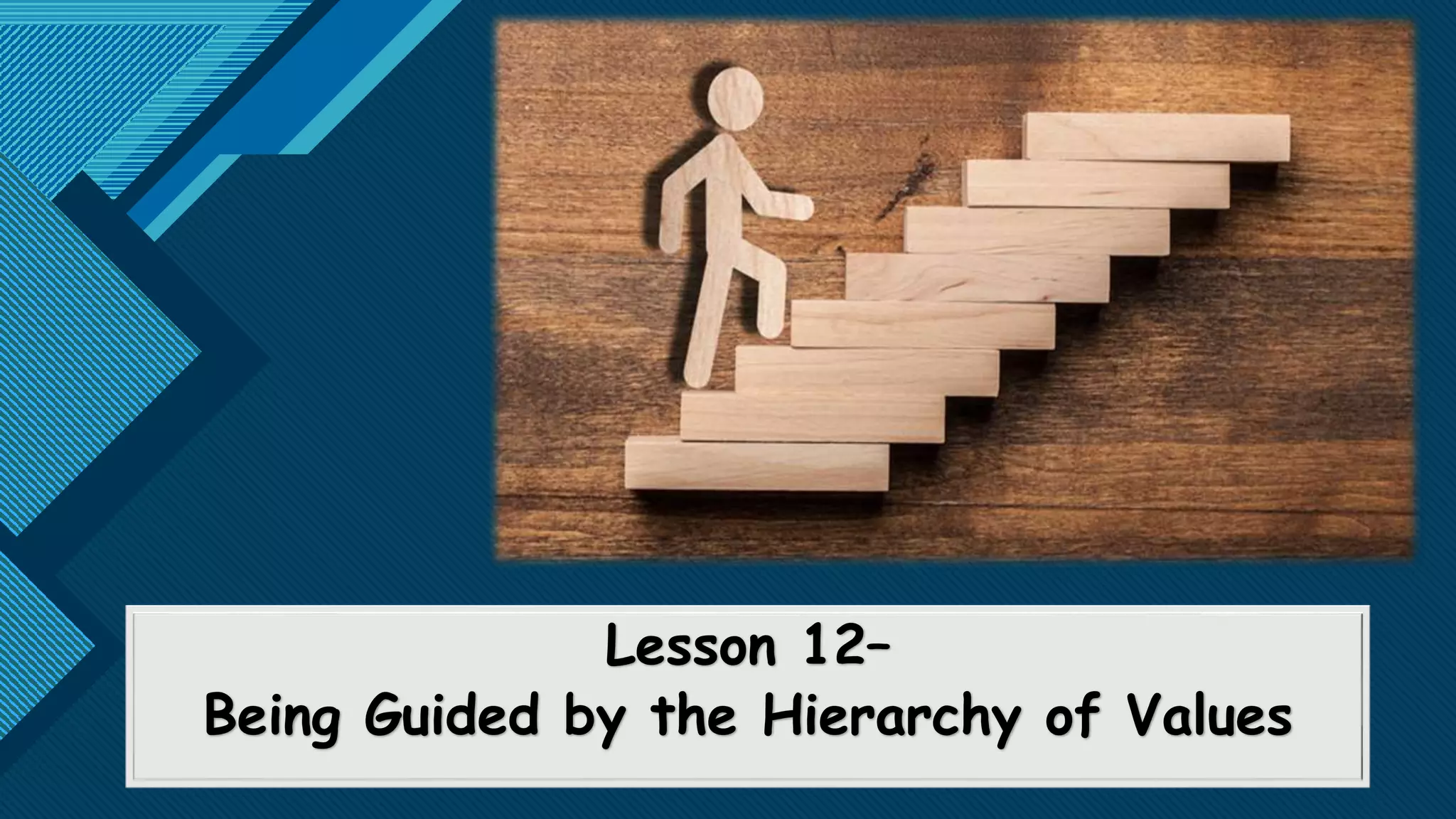 Lesson 3.12 Being Guided by the Hierarchy of Values.pptx