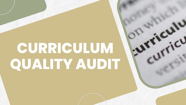 Lesson 3.3 - Curriculum Mapping and Curriculum Quality Audit.pptx ...