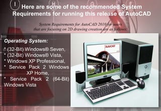 Stepping into AutoCAD, Starting AutoCAD. | PPTX
