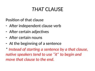 LESSON 3.pptx- noun clauses and averb clauses | PPT