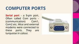 Lesson 3. Computer ports in computer systems servicing 8 | PPTX ...