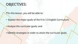 LESSON 3;.pptx tEACHING ENGLISH IN THE ELEMENATARY GRADES | PPT