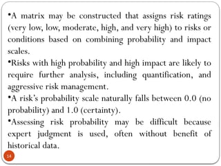 2. Project Risk Assessment and the Risk MAtrix | PPTX