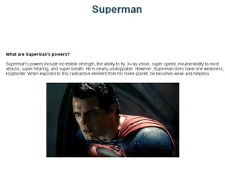 Superhero Lesson | PPTX