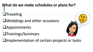 The Uses and Applications of Calendar | PPTX