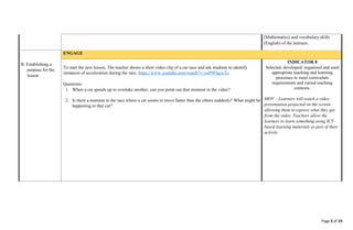 Lesson 3- Acceleration motion in one dimension | DOCX