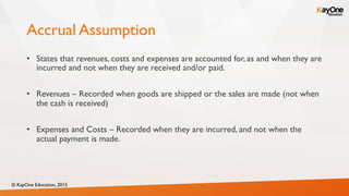 How to read a Balance Sheet - Fundamental Accounting Assumptions | PPT