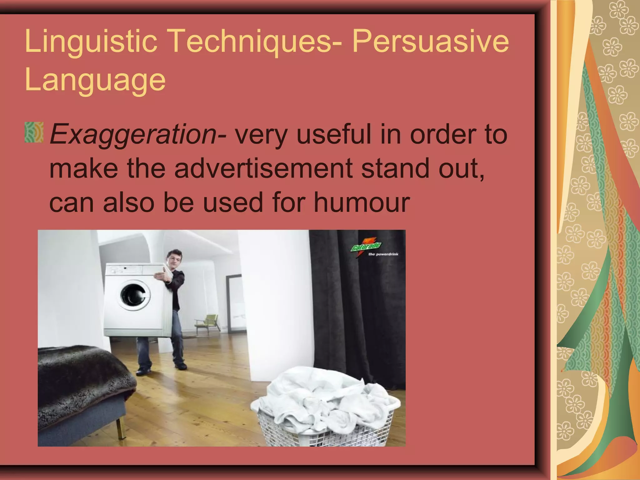 Lesson3 ad-persuasive lang techs2 | PPT