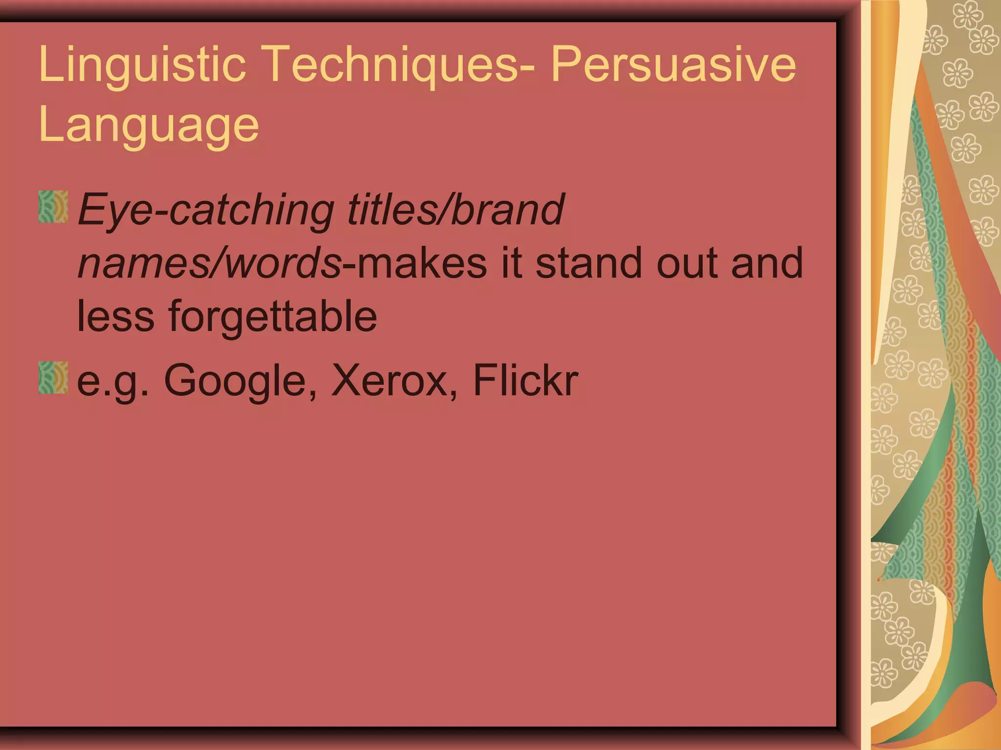 Lesson3 ad-persuasive lang techs2 | PPT