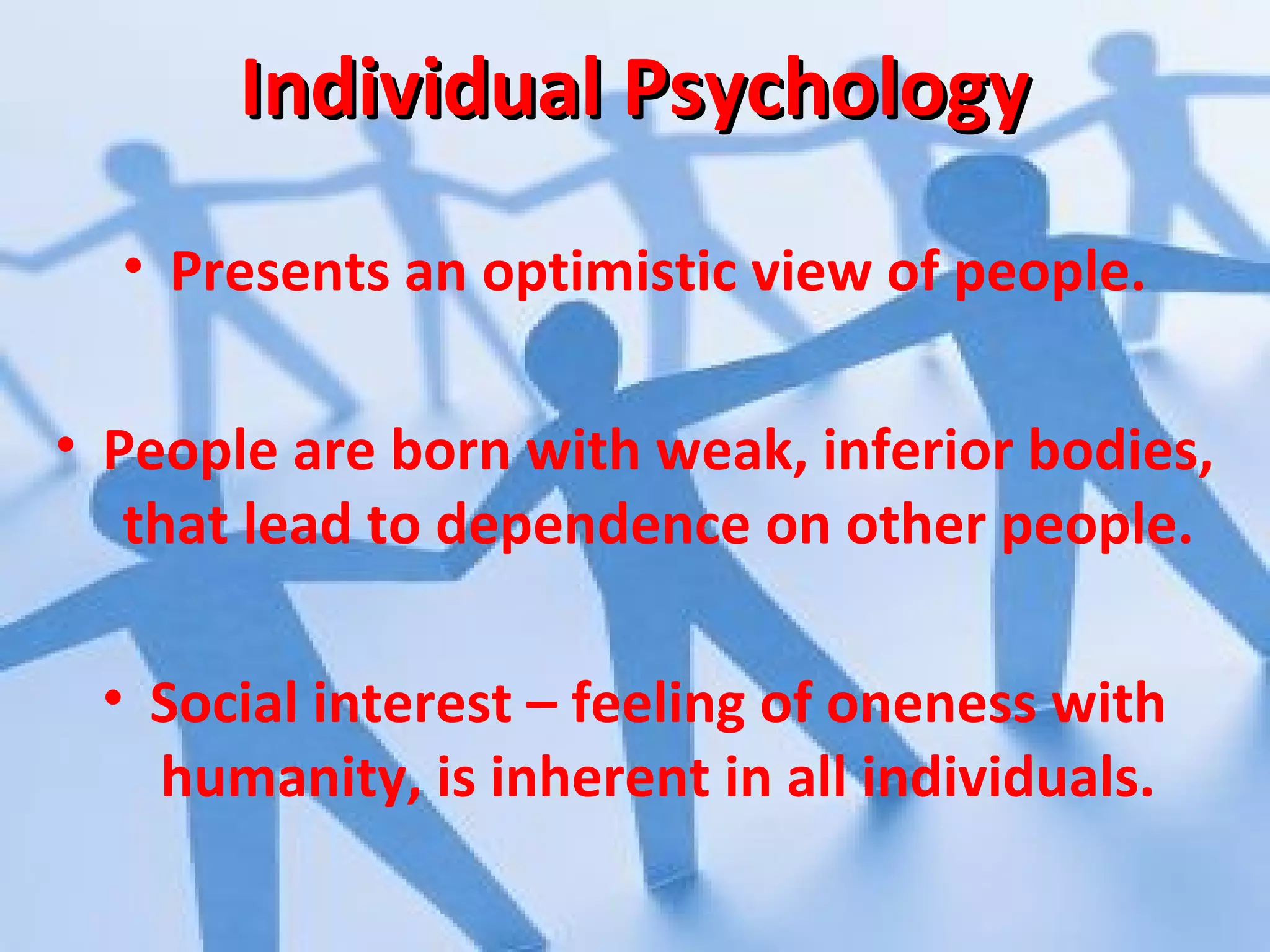 Lesson 3 adler's individual psychology | PPT