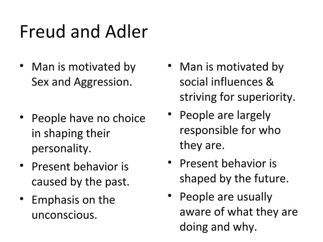 Lesson 3 adler's individual psychology