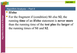 Lesson no 3 - Algorithm Analysis - II.pptx