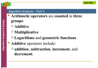 Lesson no 3 - Algorithm Analysis - II.pptx
