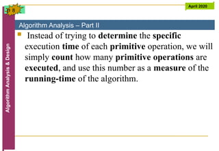 Lesson no 3 - Algorithm Analysis - II.pptx